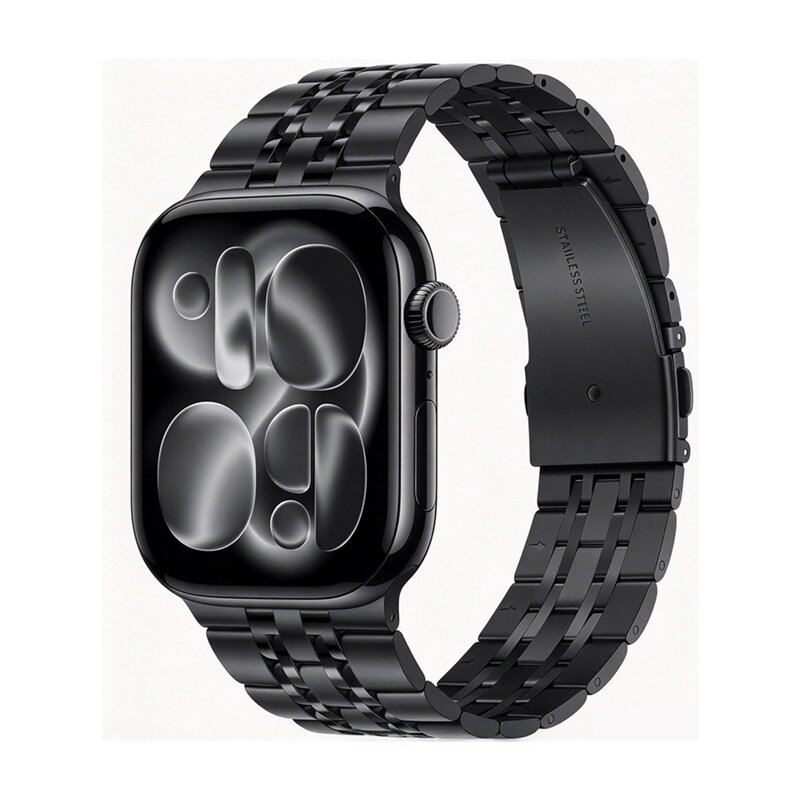 Замена из нержавеющей стали для Apple Watch Ultra3/2/1 с ремешком 49мм 46мм 45мм 44мм 42мм , металлический браслет для iWatch Series 12 11 10 9 8 7 SE 6 5 4 3 2 1,100, металл, Apple Watch 42 мм