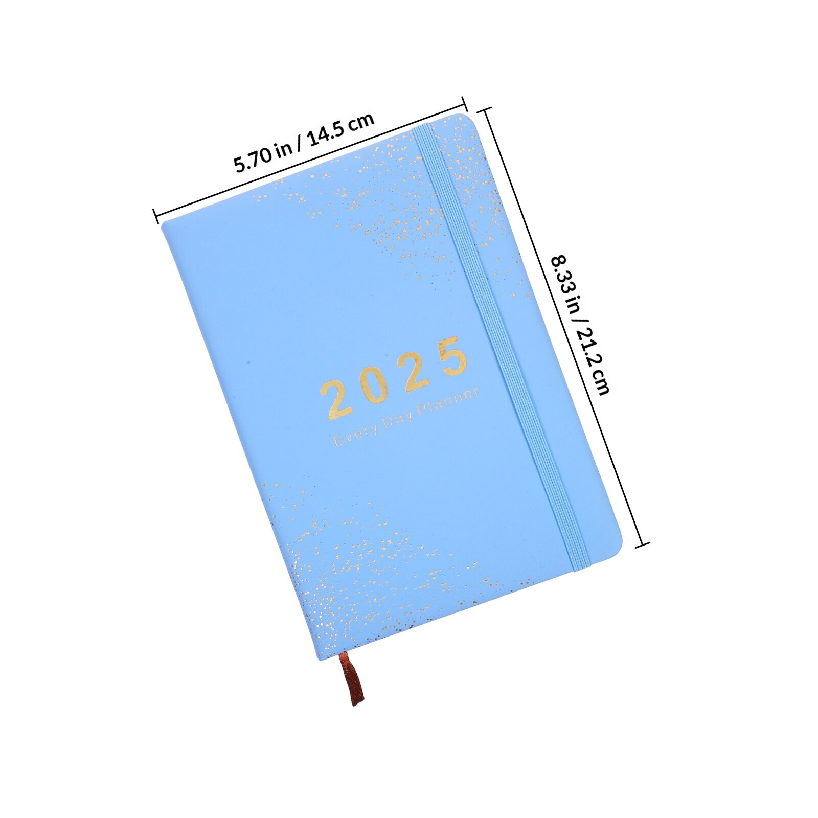 Ежедневник Для Планирования В Planner Сине-Голубой Цвет 21.20X14.50X2.00Cm