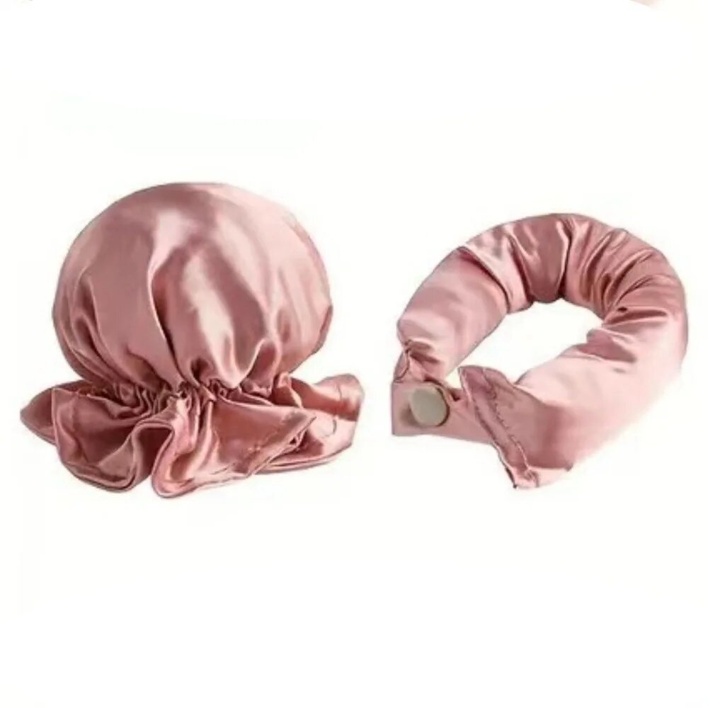 Сет шелковых аксессуаров для волос Pink
