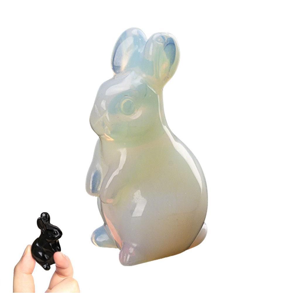 Пасхальная фигурка кролика из аметиста, 5 см