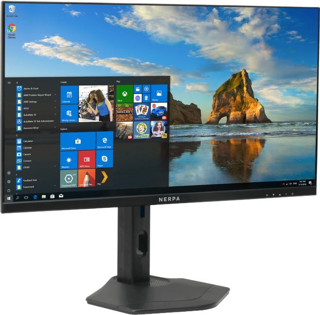 NERPA OPD24F75HI Монитор NERPA 24' 1920x1080, IPS, 178/178, 5ms, 250cd/m2, 1000:1, 75Hz, DP/HDMI, no USB-A, LowBlueLig