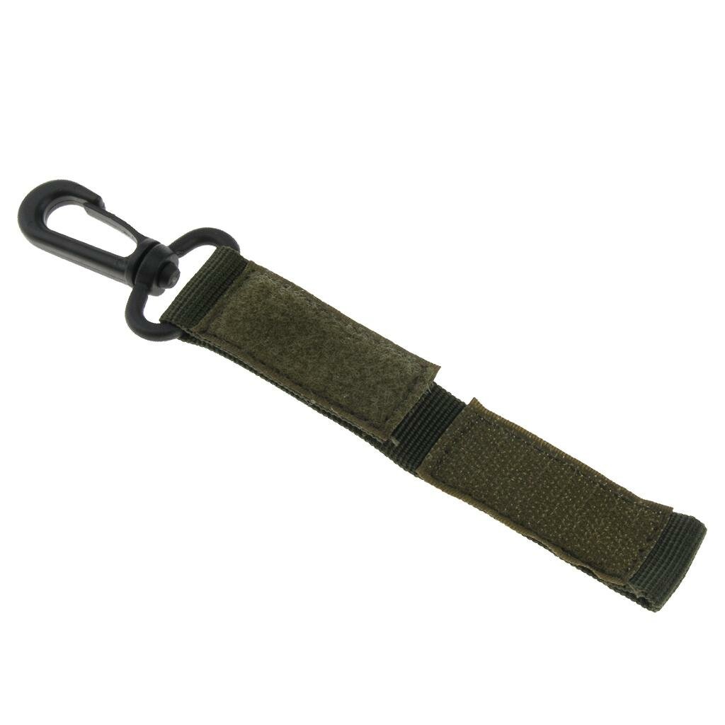 Нейлоновый крючок для ключей, пряжка Molle, подвесной ремень, карабин, армейский зеленый