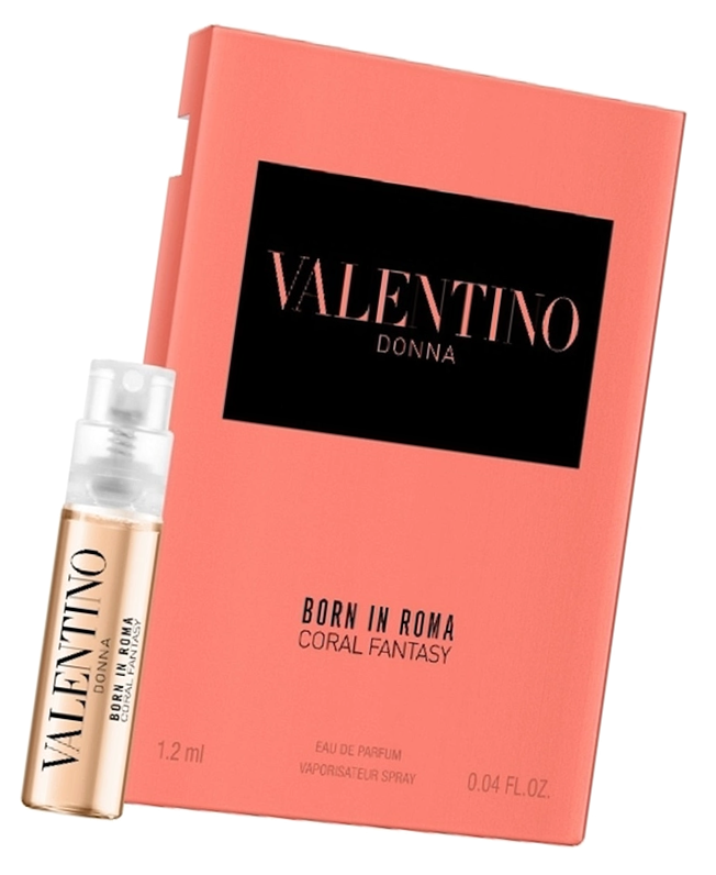 Проба парфюма Valentino Valentino Donna Born In Roma Coral Fantasy 1.2 / Парфюмерная вода Валентино Донна Борн Ин Рома Корал Фэнтези миниатюра