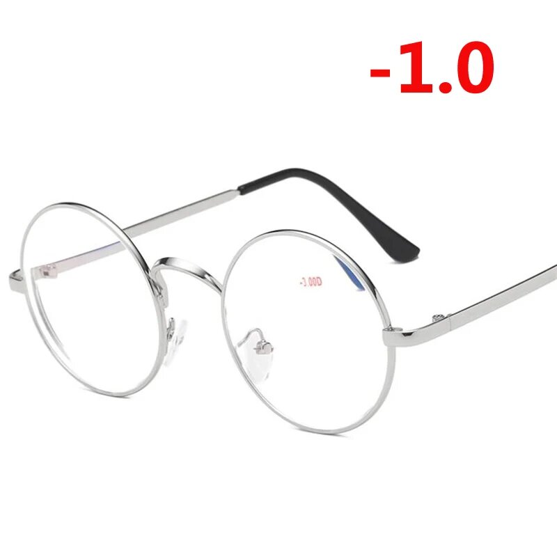 Круглые очки для зрения -1.0 Myopia 100