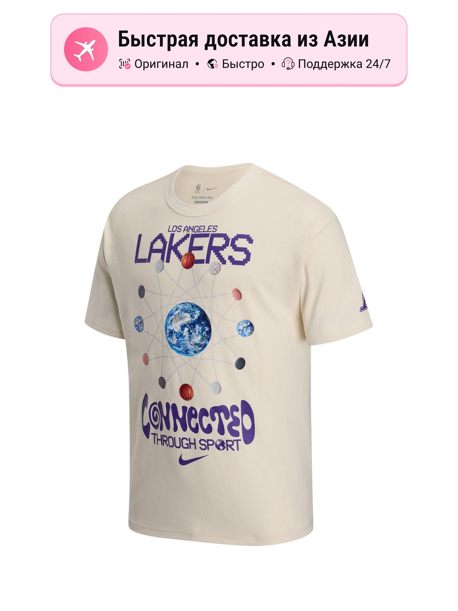 Футболка NIKE Nike x NBA Los Angeles Lakers Courtside SS25