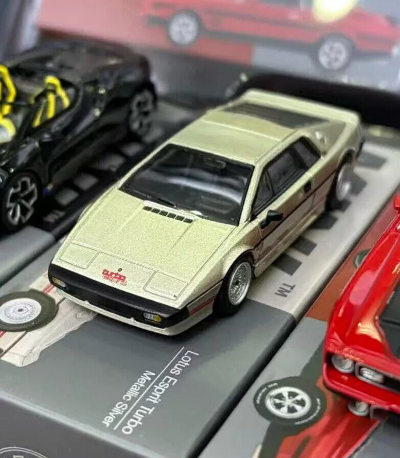 Машинка TSM MINI GT MODEL 1:64 #1109 Lotus Esprit Turbo Metallic Silver Die-cast Alloy Model Collection Toy Children Gifts