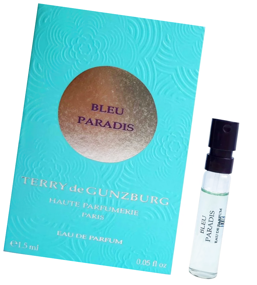 Парфюмерная вода Terry De Gunzburg Bleu Paradis 1.5 миниатюра / Пробник парфюма Терри Де Гинзбург Блю Парадиз
