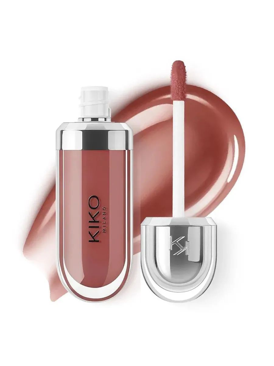 Блеск для губ KIKO Milano с 3D эффектом, Коричневая Роза