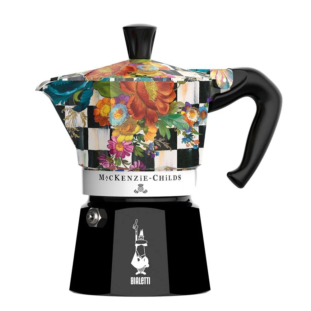 Гейзерная кофеварка Bialetti Moka Express MacKenzie-Childs 3 порции 5347