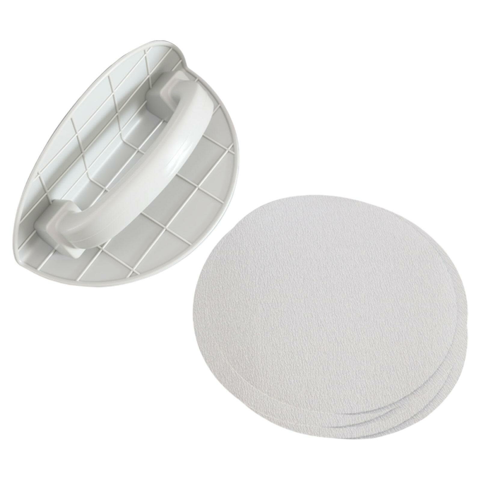 Шлифовальная машинка для углов гипсокартона, профессиональный инструмент для финишной обработки с противоскользящим покрытием и шпатлевкой, в комплекте с наждачной бумагой зернистостью 320.