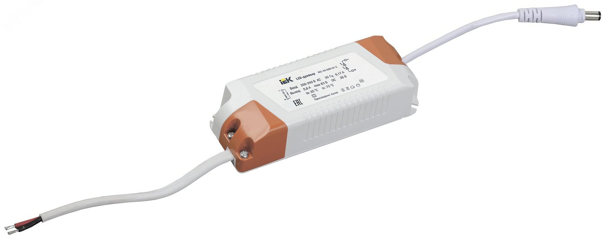 LED-драйвер MG-40-600-01 E, для LED светильников 36 Вт