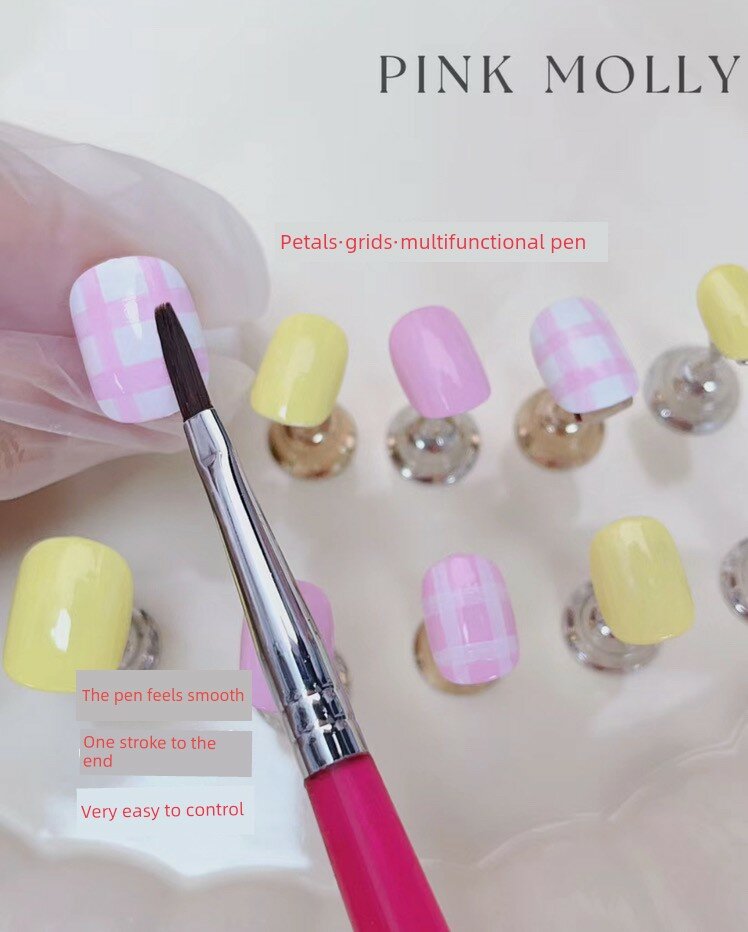 Pink Molly многофункциональный карандаш для решетки и цветов в маникюре, один экземпляр