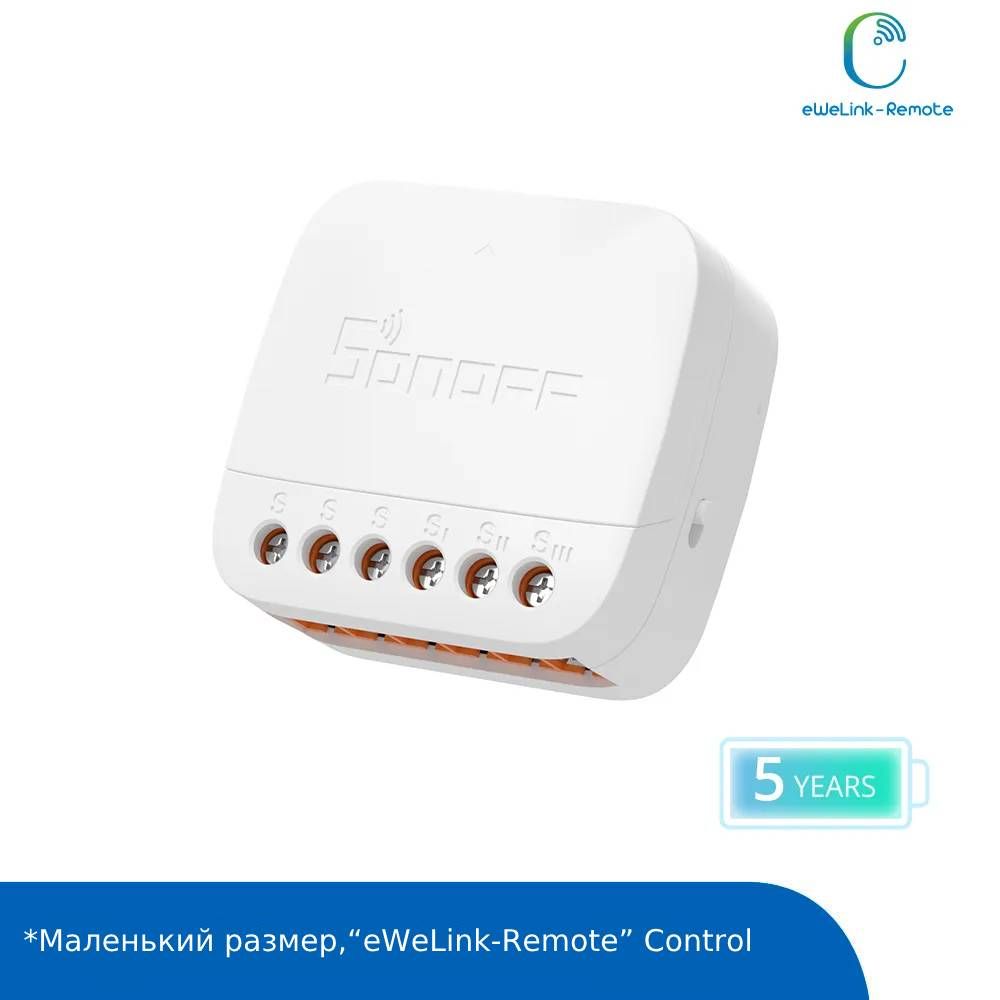 Беспроводной выключатель света без нуля Sonoff S-MATE2, умный модуль для обычного выключателя, для MINIR4 / BASICR4