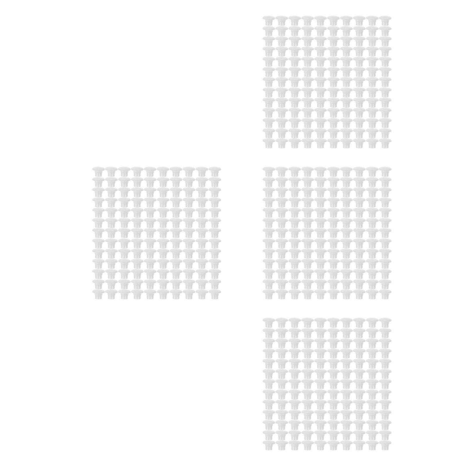 Пластиковые заглушки круглые белые для отверстий мебели набор 2000 шт для защиты от ржавчины