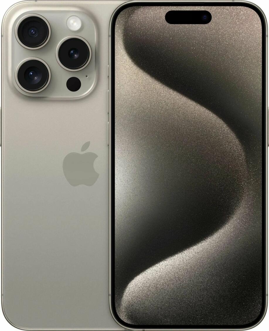 Смартфон Apple iPhone 15 Pro, 1Tb Global, Dual nano SIM, Natural Titanium