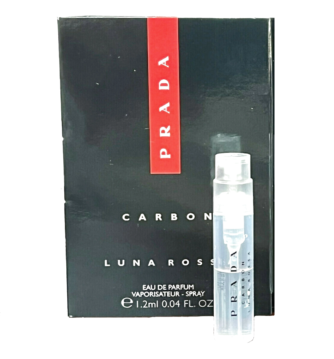 Сэмпл аромата Prada Luna Rossa Carbon 1.2 / Туалетная вода Прада Луна Росса Карбон миниатюра / Стойкий парфюм