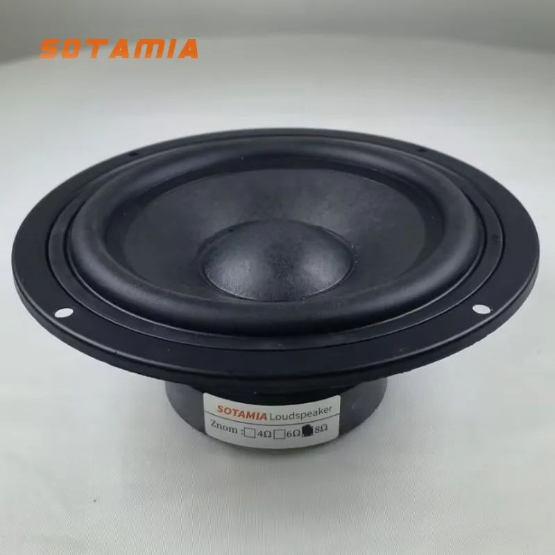SOTAMIA 1Pcs 5-дюймовый среднечастотный громкоговоритель мощностью 8 Ом 30 Вт из полипропилена, мини-Bluetooth-динамик для умного дома с поддержкой Hifi музыки и мультимедиа своими руками