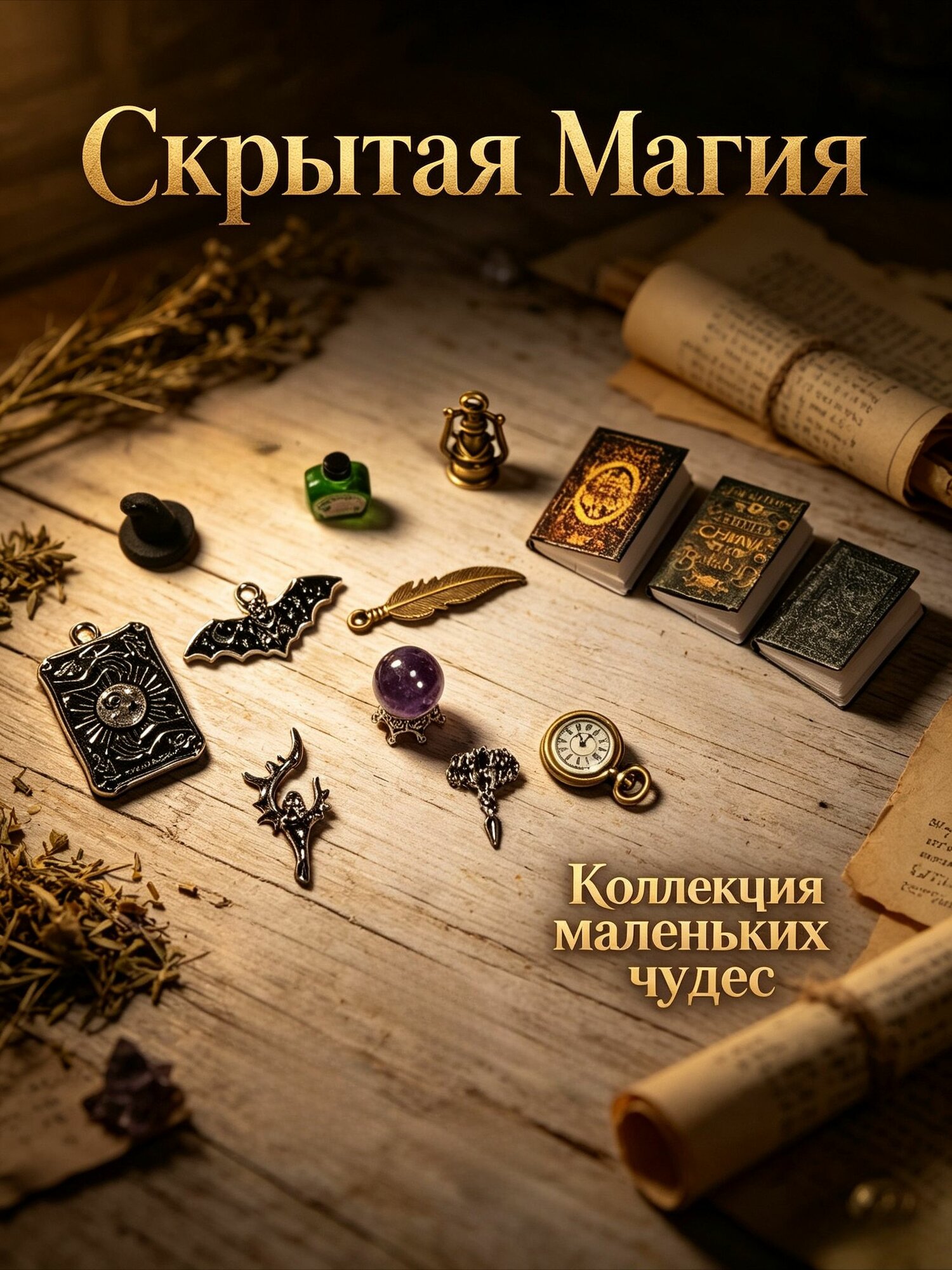 Модельный дом Мини хрустальный шар Волшебное украшение