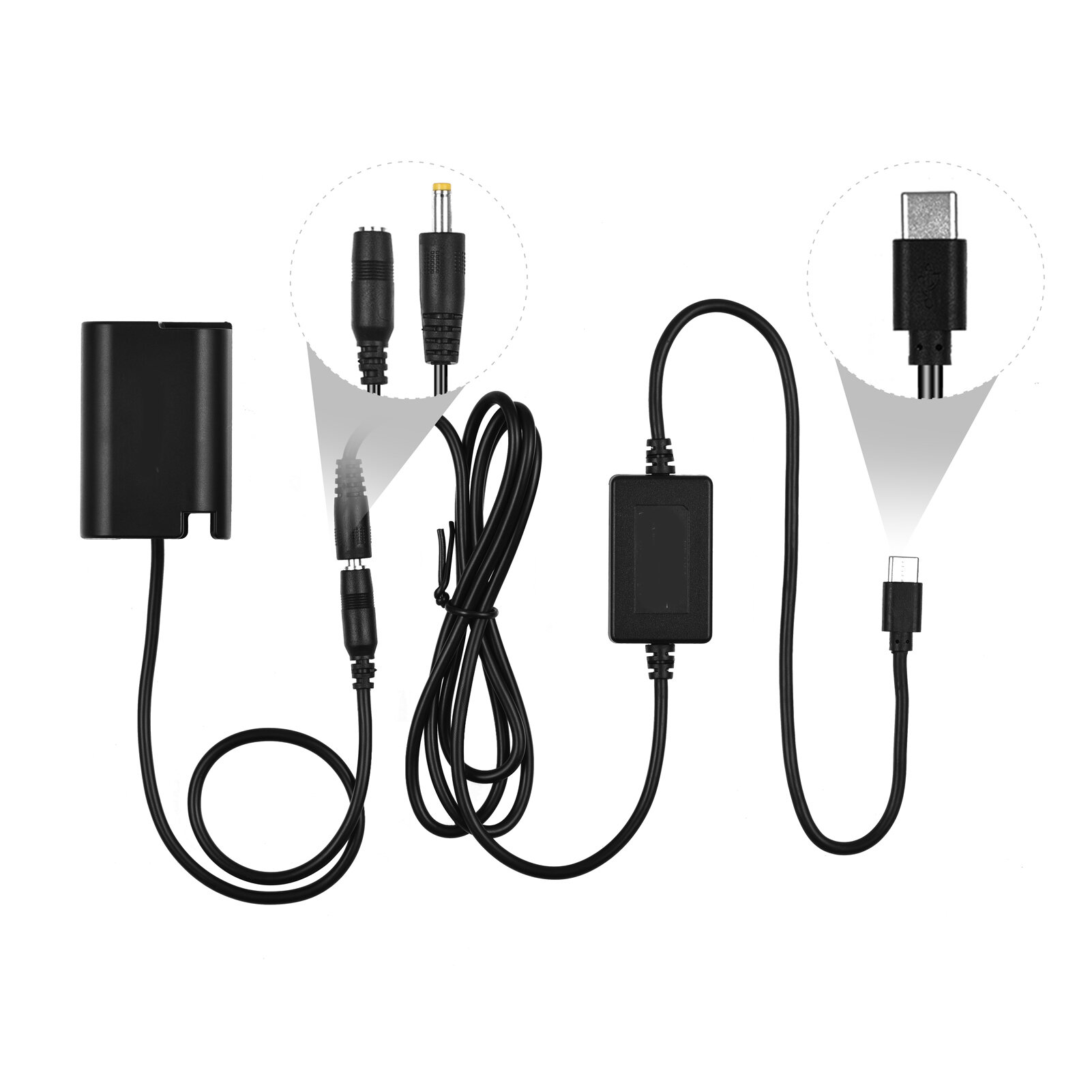 Адаптер DMW-DCC17 для DMW-BLK22, питание от Type-C PD 9V, выход 7,4–8,4 В для камер DC-S5, DC-S5K и DC-S5GK