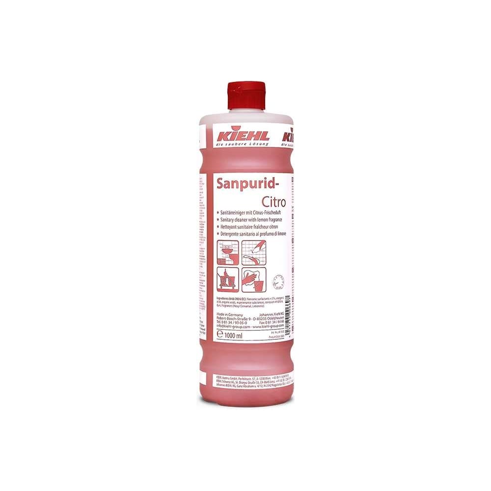 Кислотное ср-во для интенсивной уборки с лимонным запахом KIEHL Johannes KG Sanpurid-Citro 1 л j401601