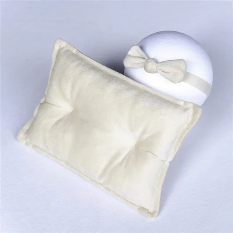 Набор реквизита для фотосессии новорожденных Белый, creamy white