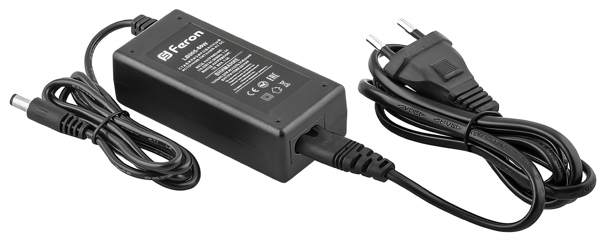 Электронный трансформатор FERON для светодиодной ленты 60w 12V (драйвер) LB005 21490