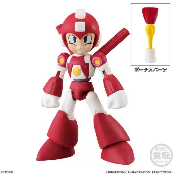 Bandai Mega Man P2 #5 Figure, Classic Robot Toy, Height Approx 6cm, Authentic Licensed Box Art Design
