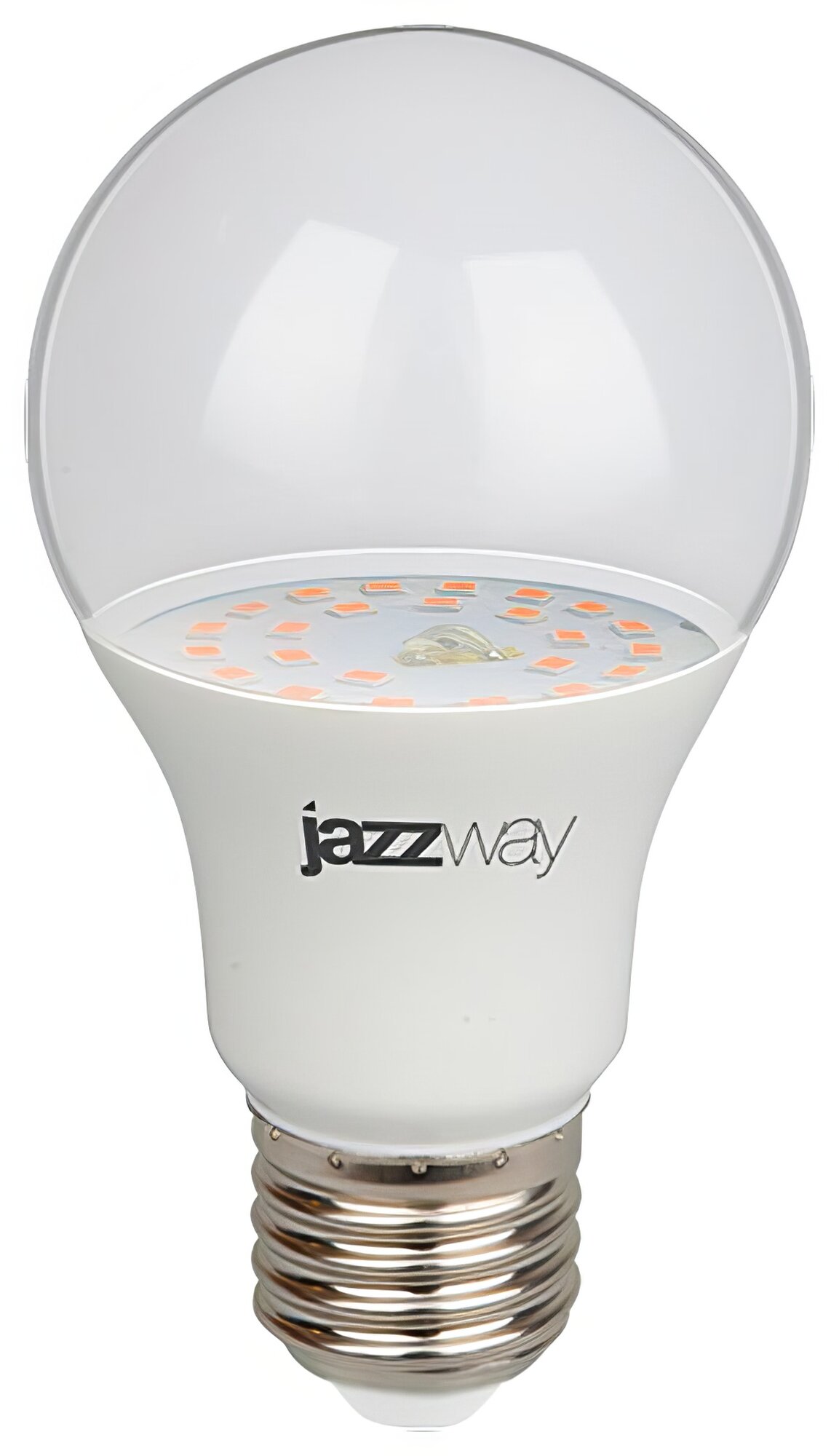 Светодиодная лампа для растений Jazzway PPGA60Agro9wCLEAR CLEAR