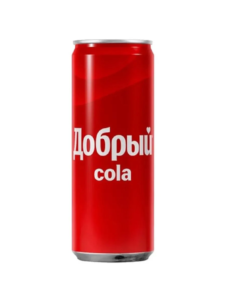 Добрый Кола газ.0,33л ж/б 24 шт
