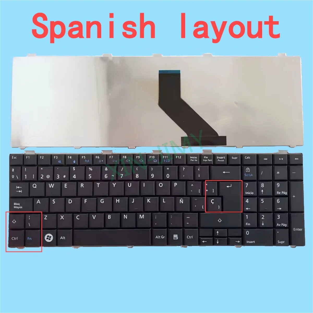 Клавиатура XIN-JIMY для Fujitsu Lifebook A530 A531 AH530 AH531 NH751
