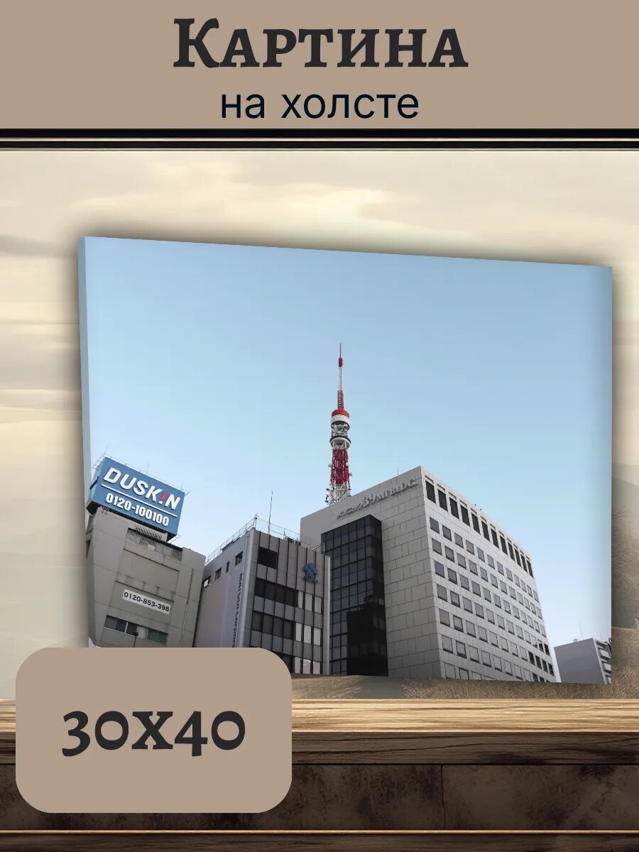 Картина Япония Japan 30x40 Токио Tokyo Tower