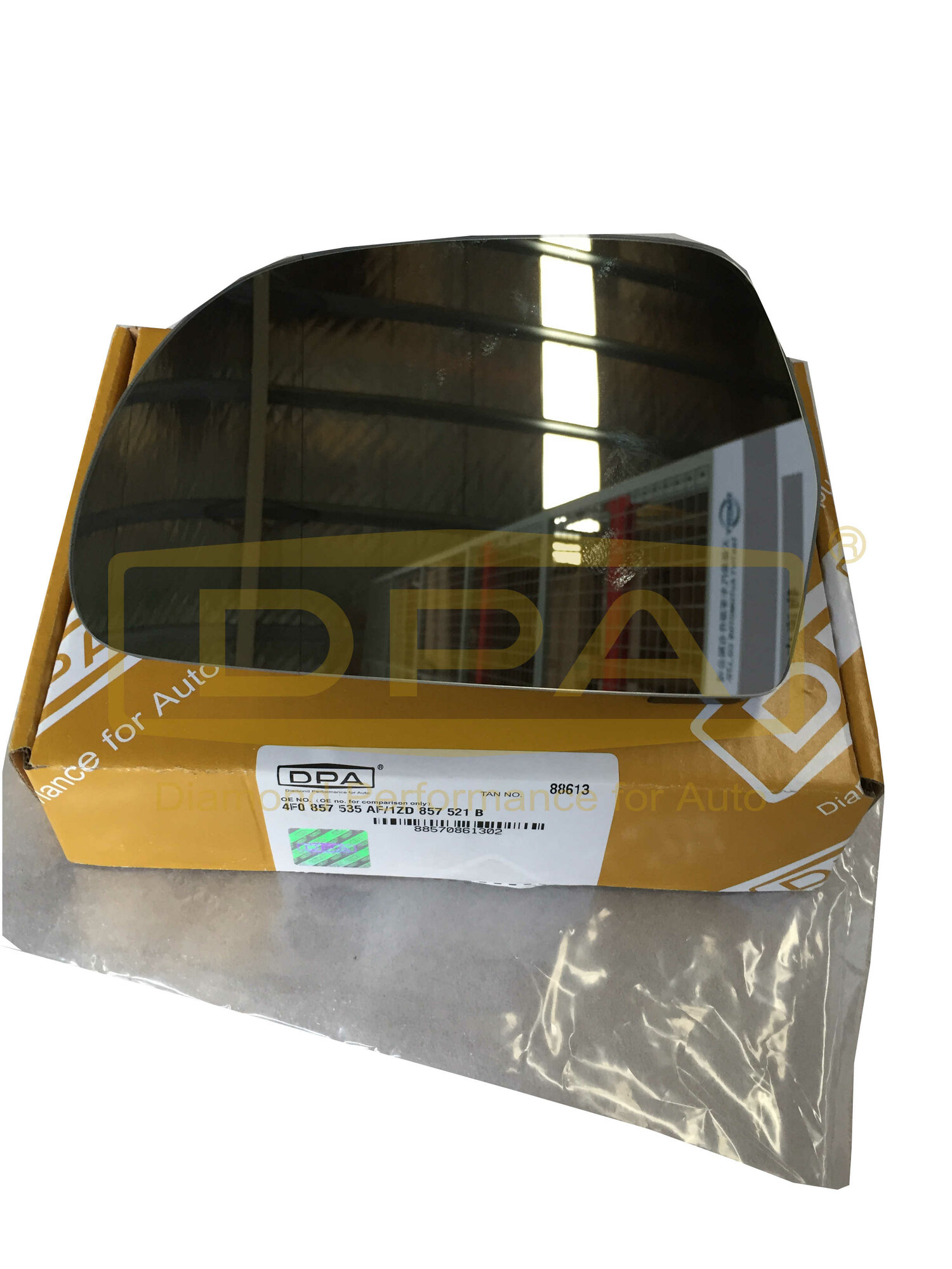 Стекло зеркала DPA (Diamond) 88570861302 для Audi A3 (2003-2015), Audi A4 (2007-2015), Audi A4 allroad (2009-2016)