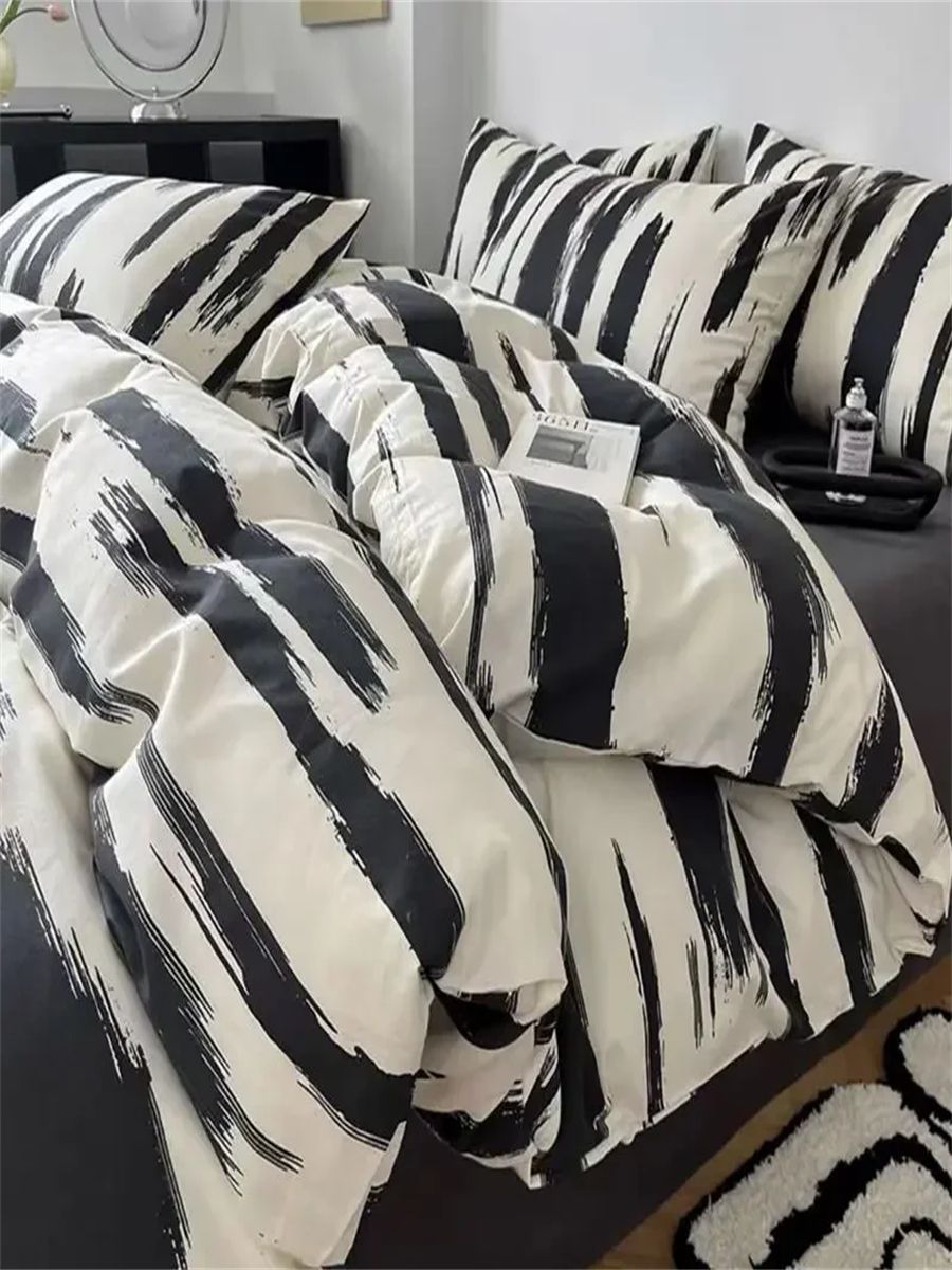 Пододеяльник 180x220 см поликоттон, на молнии, разноцветный однотонный