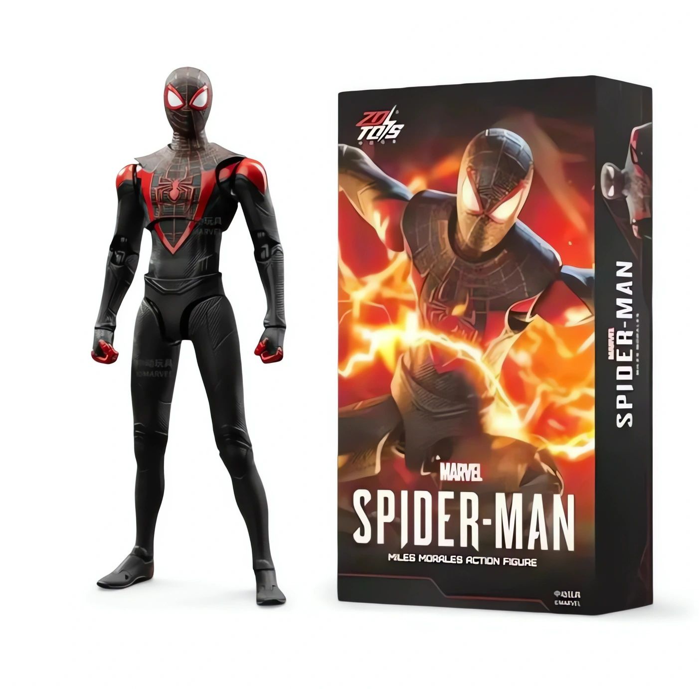 Коллекционная фигурка с аксессуарами ZD TOYS. "Человек-паук. Майлз Моралес"/Miles Morales Suite