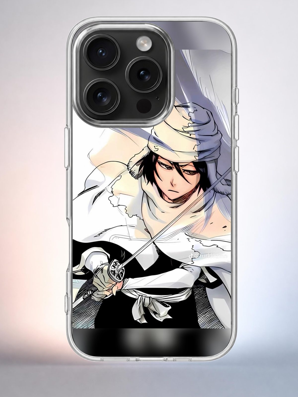 Чехол iPhone 15 Pro Bleach Ичиго Y2K Indie Sleaze