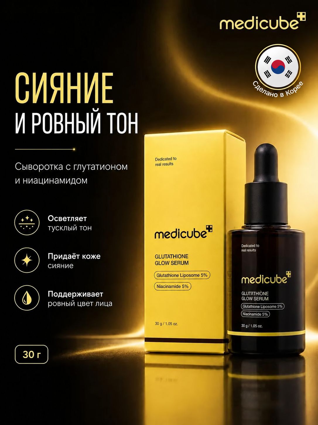 Medicube Сыворотка для ухода за кожей Защита, 30.1 мл