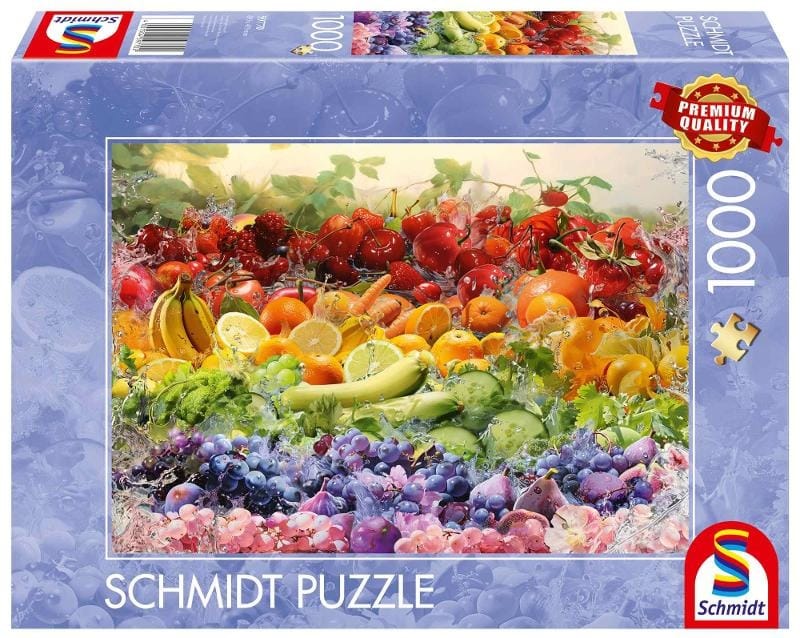 Пазл Schmidt Spiele фруктовый коктейль, 1000 элементов, 69.3x49.3 см, разноцветный