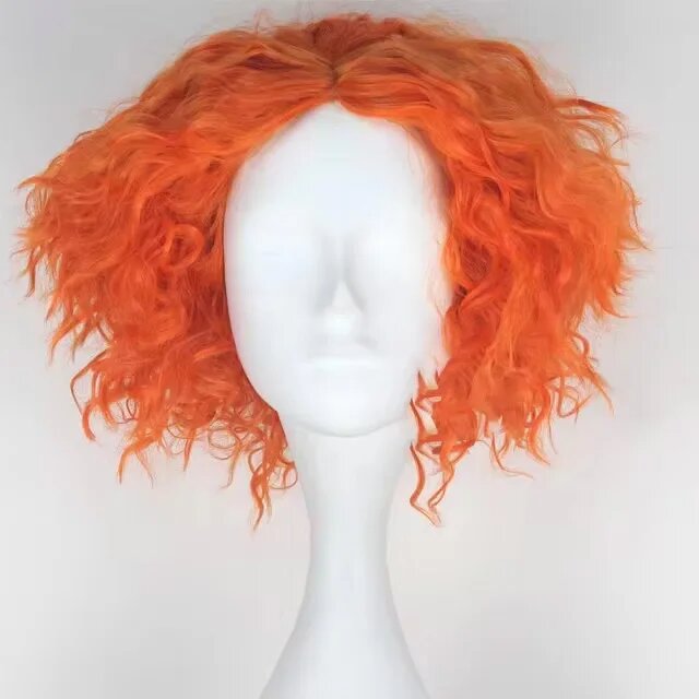 Костюм Шляпника из фильма "Алиса в Стране чудес" Johnny Depp Оранжевый, L, Wig A