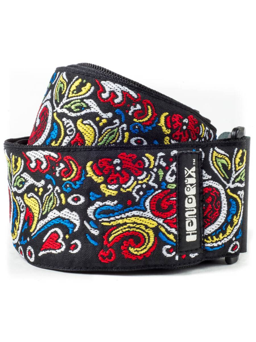 Ремень для гитары DUNLOP JH03 JIMI HENDRIX LOVE DROPS STRAP кожаные наконечники