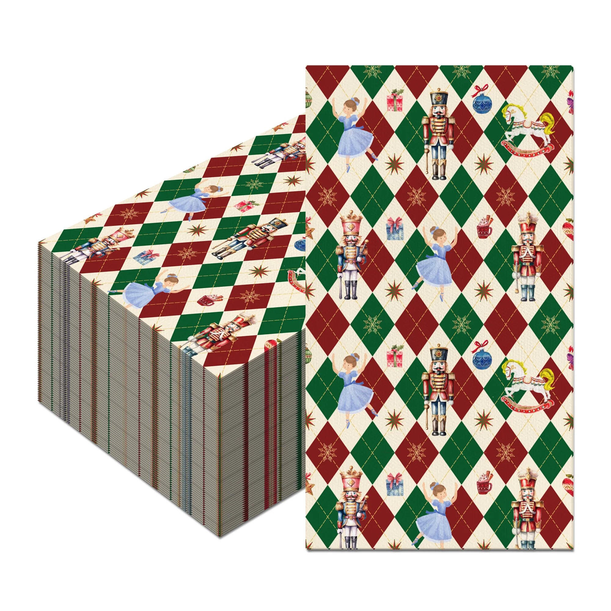 Бумажные салфетки Nutcracker-CZJ155 80pcs