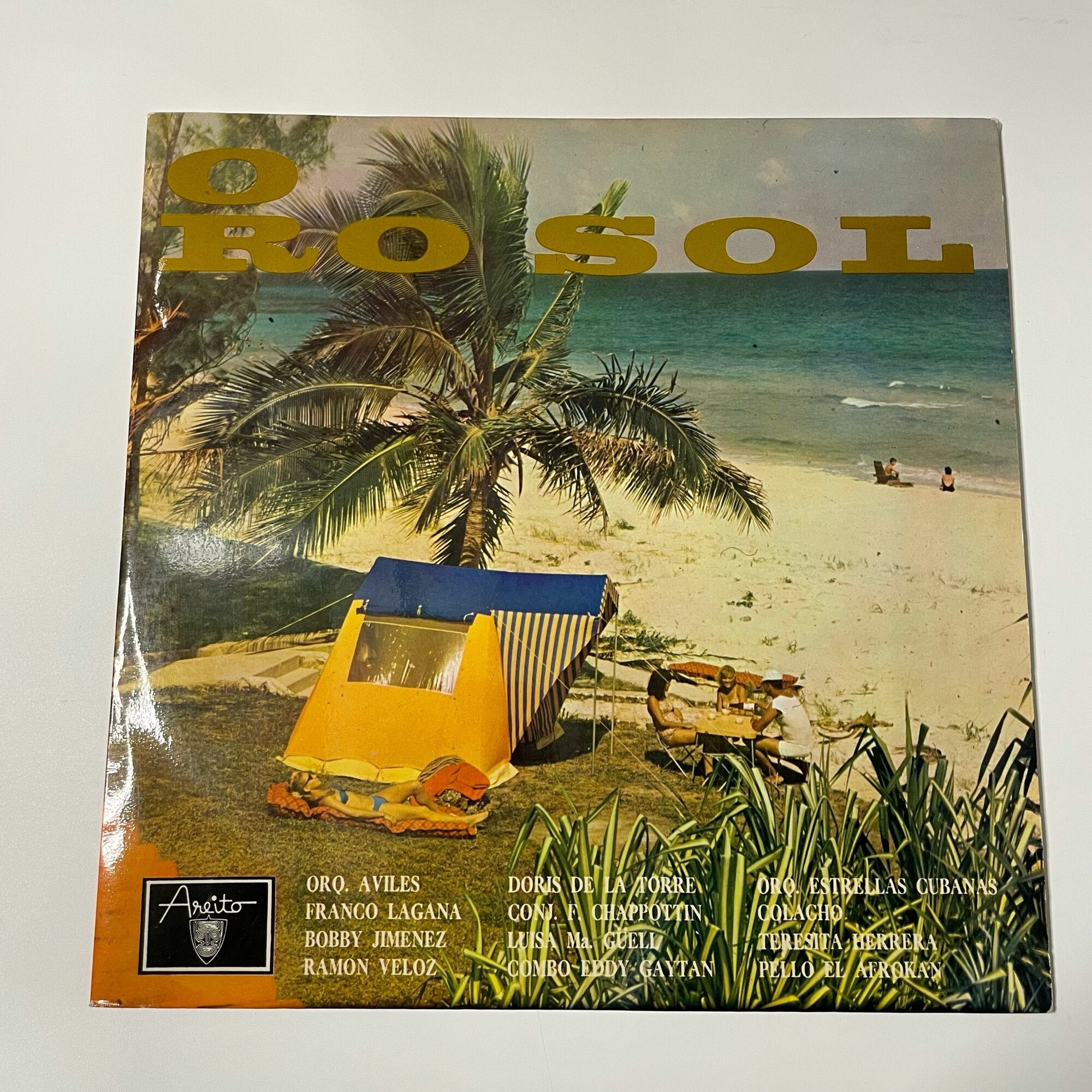 Винтажная виниловая пластинка LP Сборник Кубинской Музыки Oro Sol (Куба 1970)