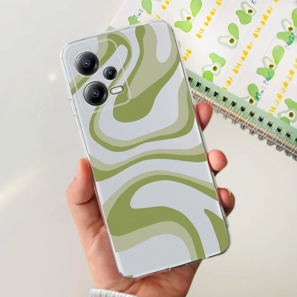 Чехол для Poco X5 Pro 5G, чехол для Xiaomi Poco X5 5G POCO X4 Pro X4 GT Зеленый, 634, For Poco X5 5G