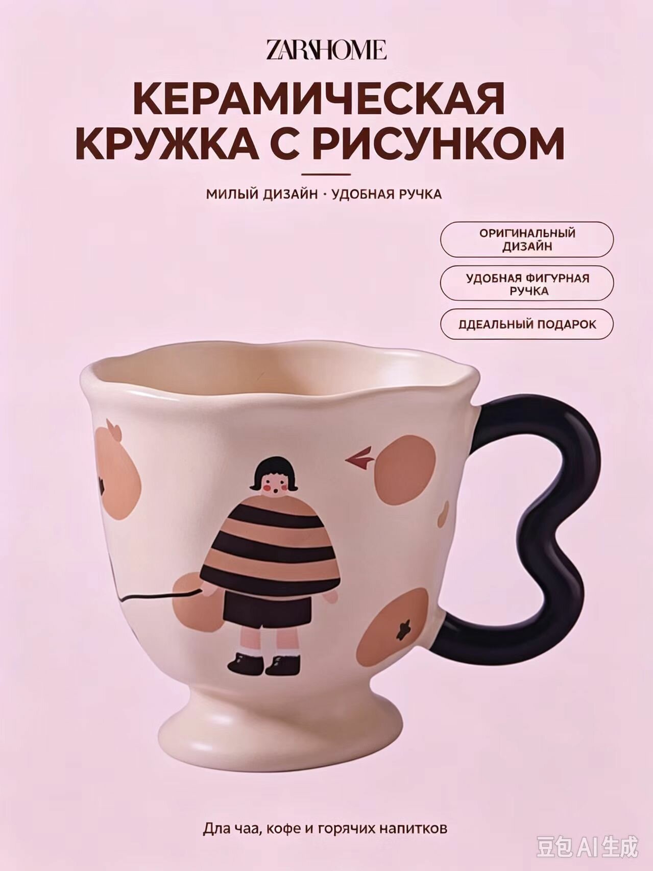Ретро художественная кружка керамическая чашка кофейная чашка чашка для завтрака