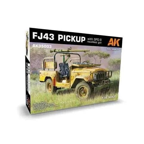 Сборная модель Внедорожник FJ43 с гранатомётом СПГ-9 "Копье" 1/35, AK