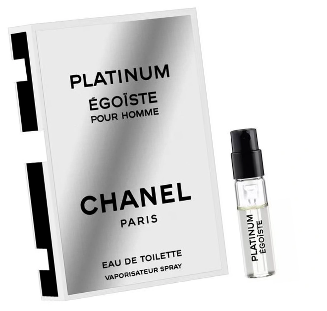 Мини-версия аромата Chanel Egoiste Platinum 1.5 / Туалетная вода Шанель Эгоист Платинум пробник / Сэмпл парфюма