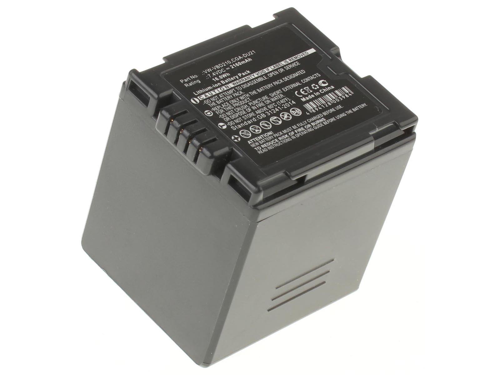 Аккумулятор iBatt 2160mAh для видеокамеры Hitachi DZ-BD, Panasonic NV