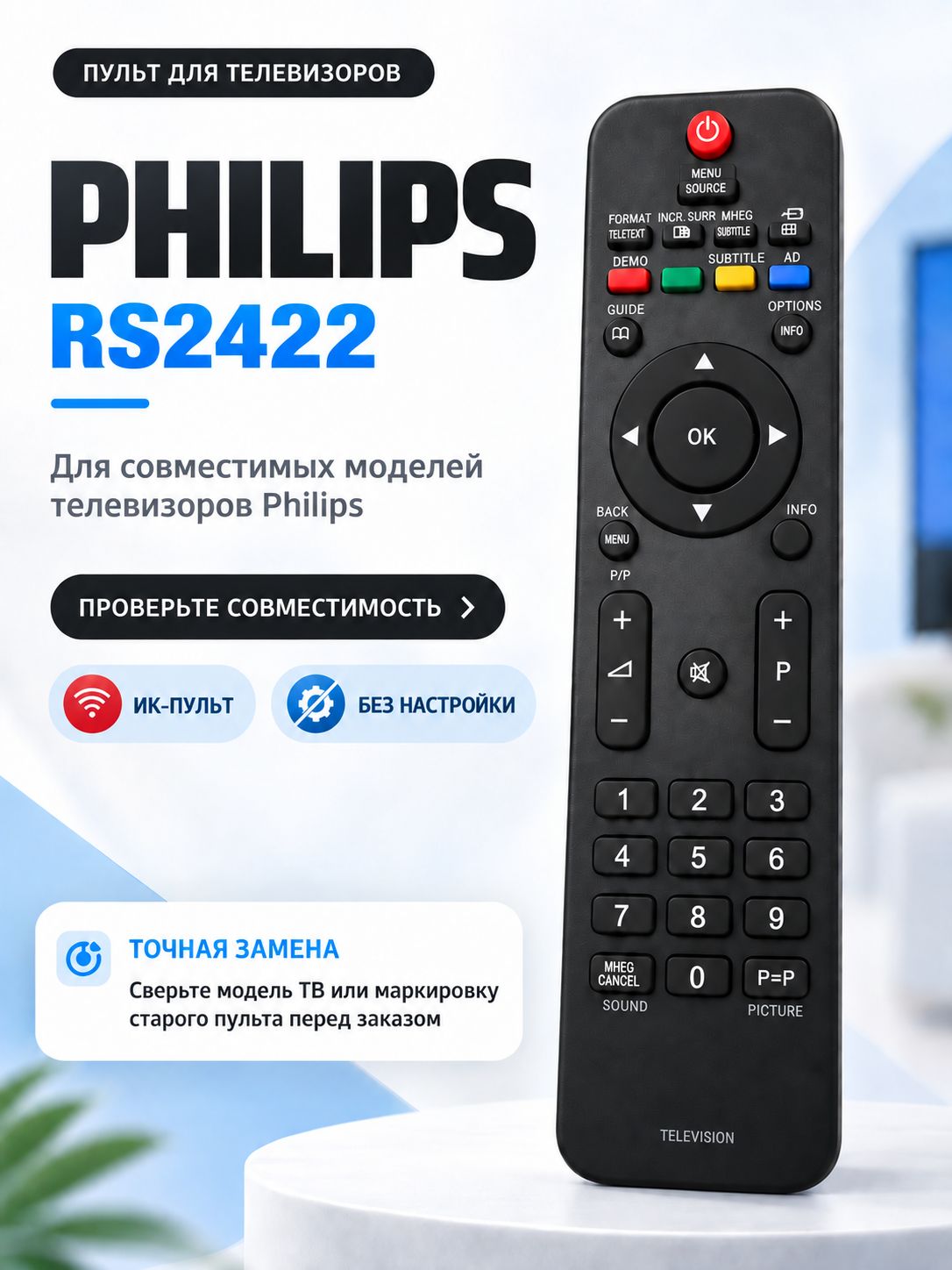 Пульт для телевизоров Philips RS2422