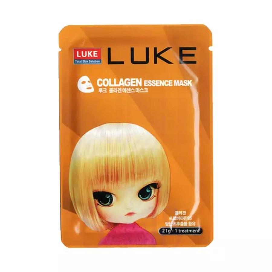 Маска для лица тканевая LUKE с коллагеном 21 г