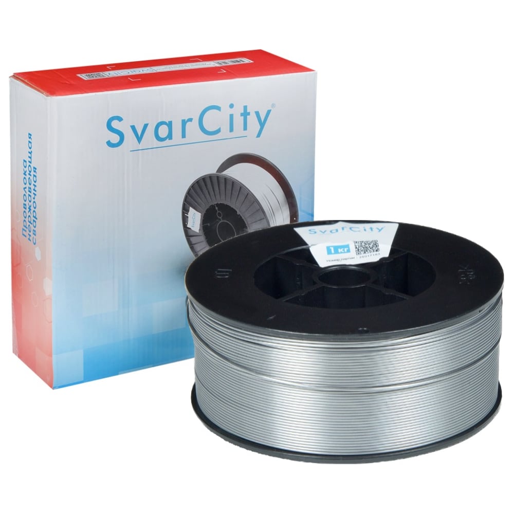 Сварочная проволока по нержавейке SvarCity ER308LSi 0,8мм 1кг нержавеющая сварочная проволока для сварки ER308LSi/0,8/1кг