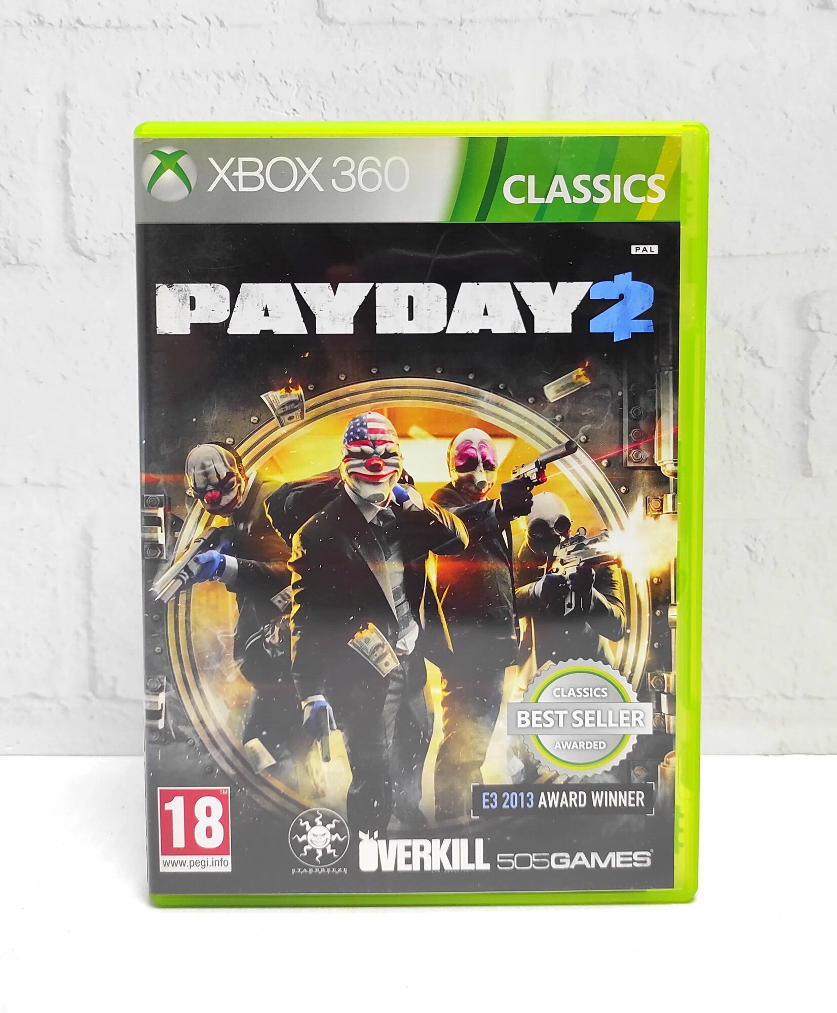 PayDay 2 Английский язык Видеоигра на диске Xbox 360. Товар уцененный